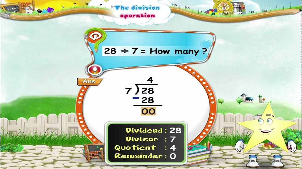 Learn Grade 3 - Maths - The Division Operation - YouTube