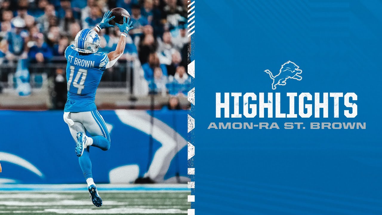 Amon-Ra St. Brown Season Highlights - YouTube