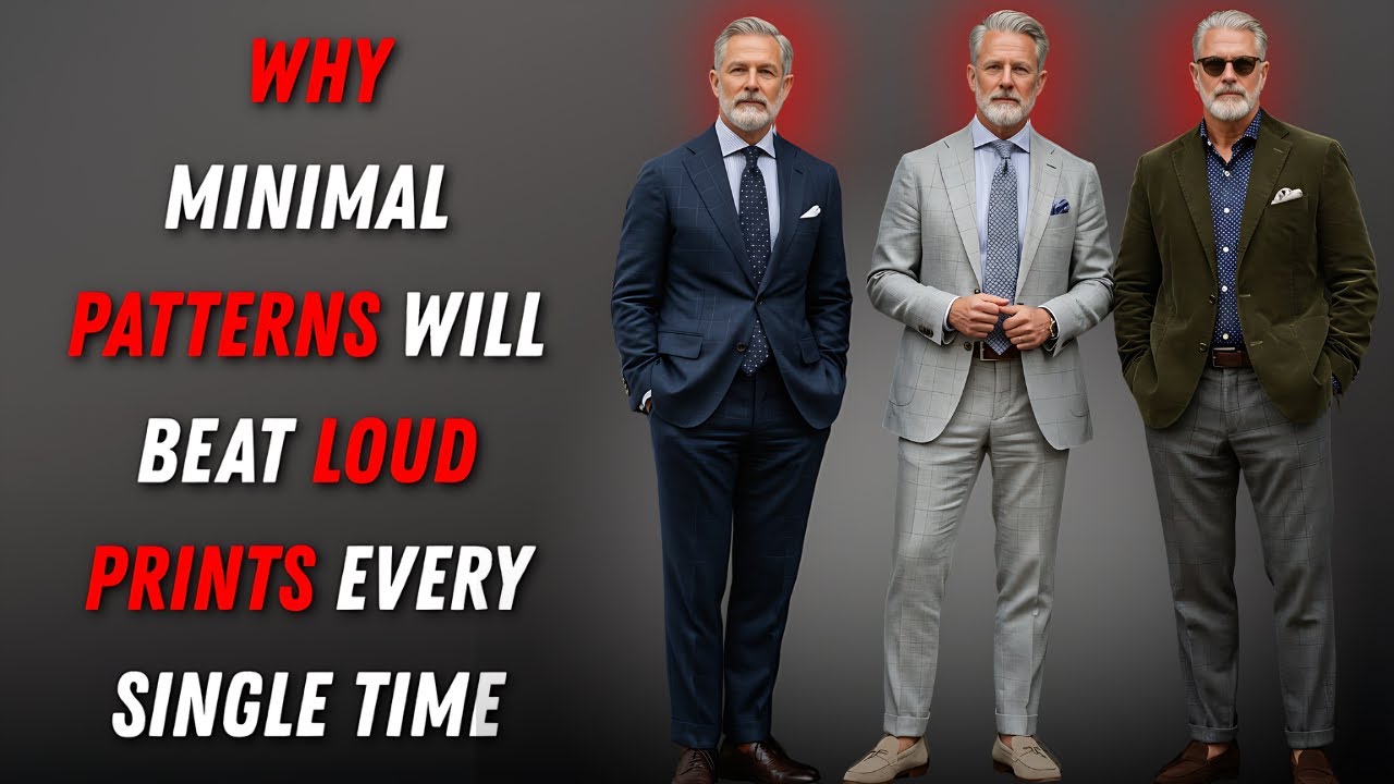 Minimal Patterns vs Loud Prints – The Clear Winner for Men Over 50 ...
