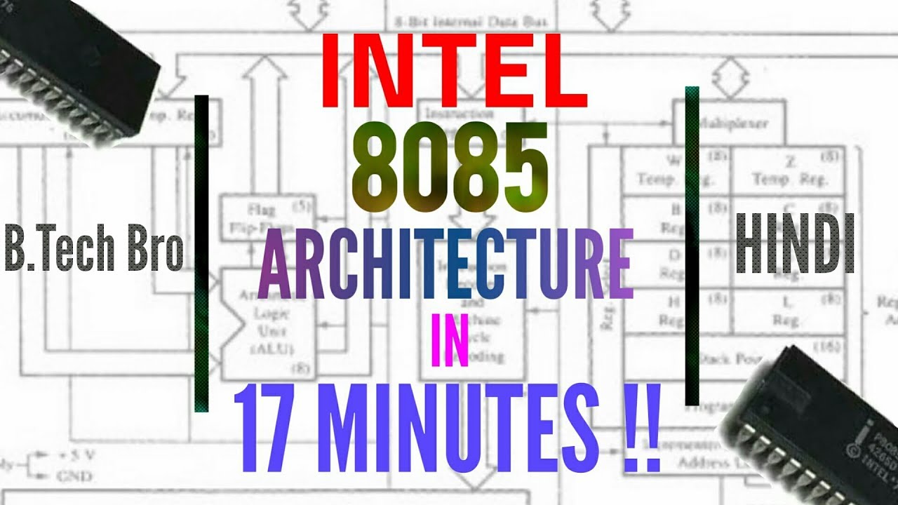 INTEL 8085 ARCHITCTURE IN 17 MINUTES !! EXPLAINED - YouTube