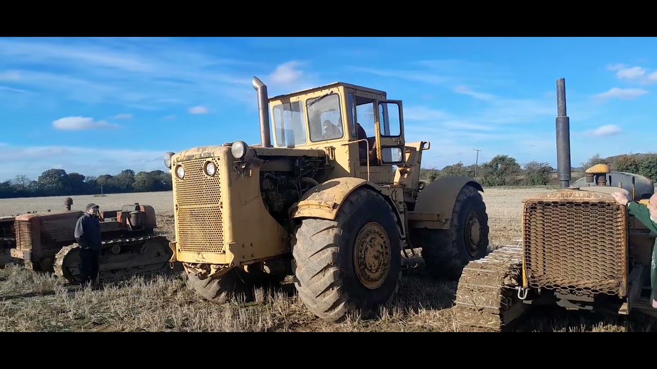 caterpillar 830M start up donkey engine pony motor starting procedure ...