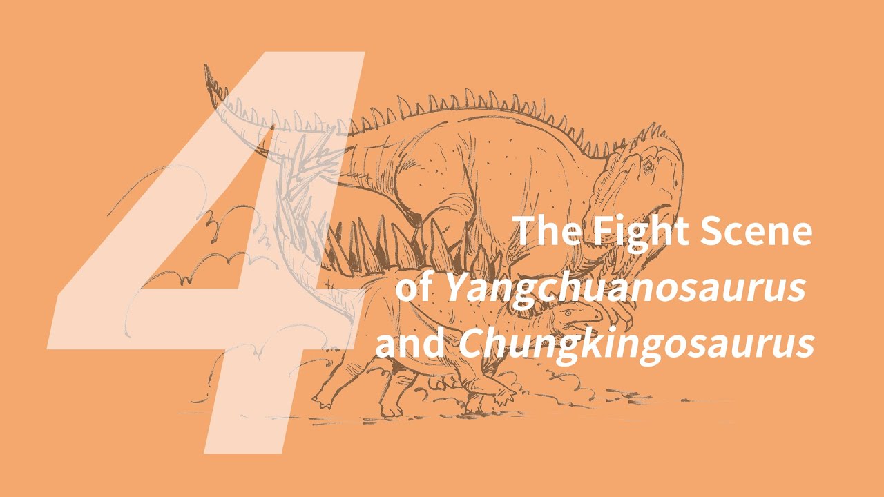 04 The Fight Scene | Join ZHAO Chuang in Drawing Yangchuanosaurus ...