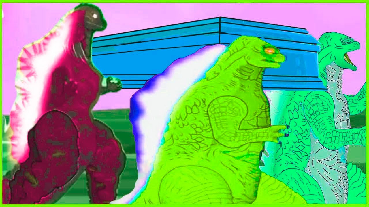 TEAM Godzilla & KONG vs EVOLUTION OF 3 HEADED BLOOP | Godzilla Cartoon ...