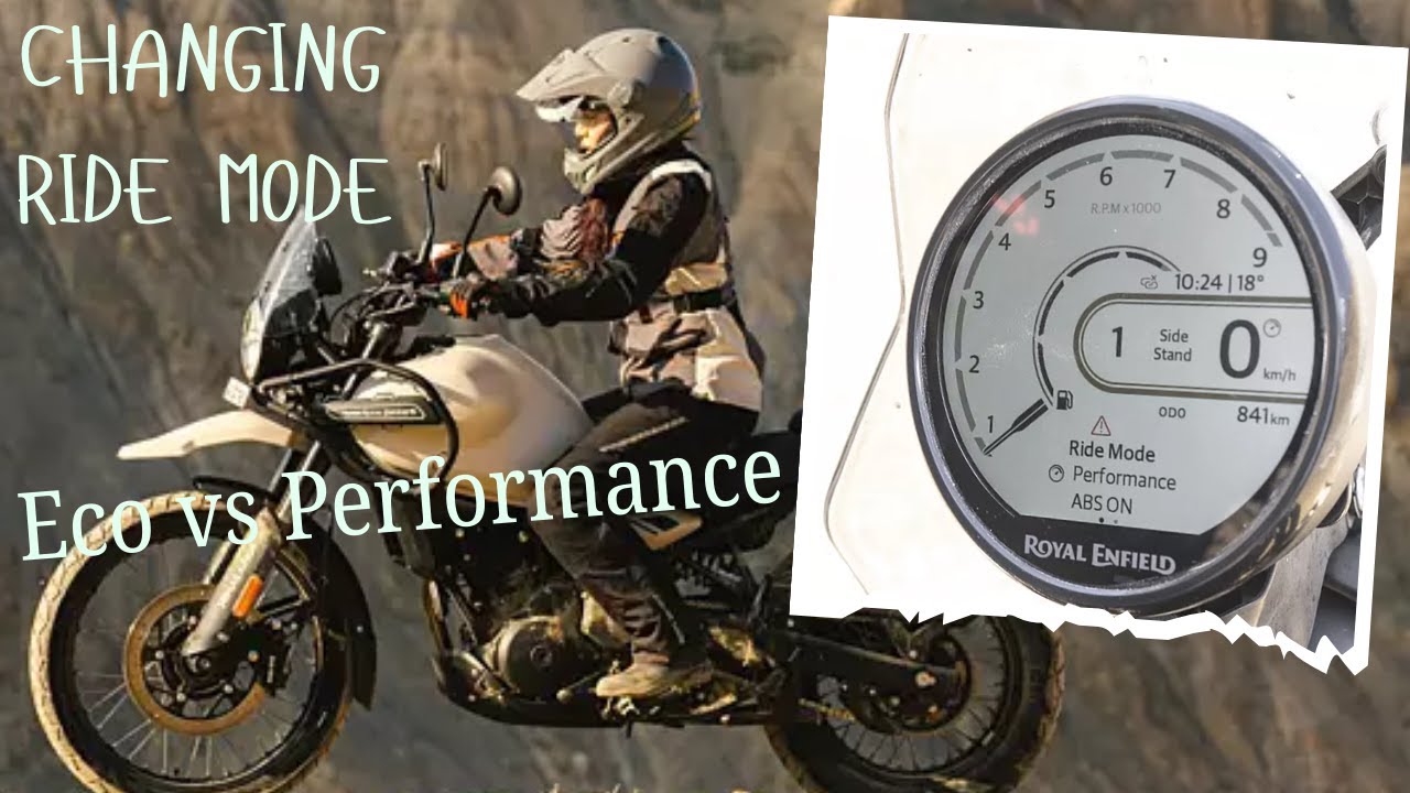 Changing The Riding Mode while Driving | Himalayan 450 - YouTube