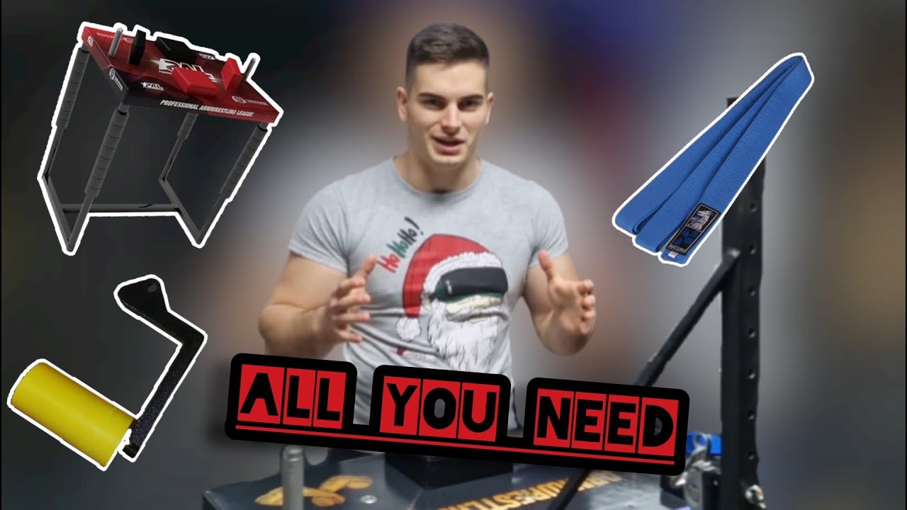 All The Equipment You Need For Arm Wrestling! - YouTube