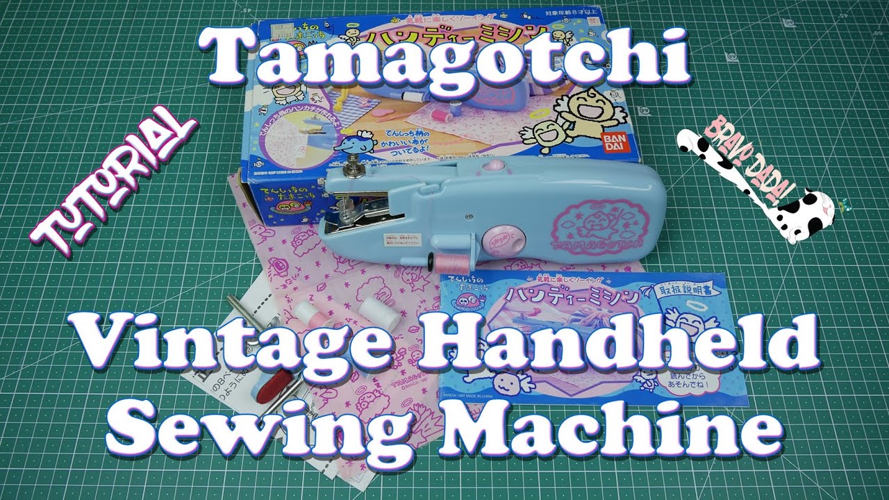 How to Operate a Tamagotchi Handheld Sewing Machine - Japanese Vintage ...