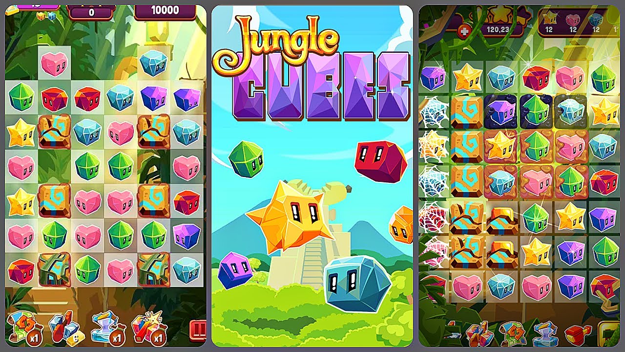 Jungle Cubes (Gameplay Android) - YouTube