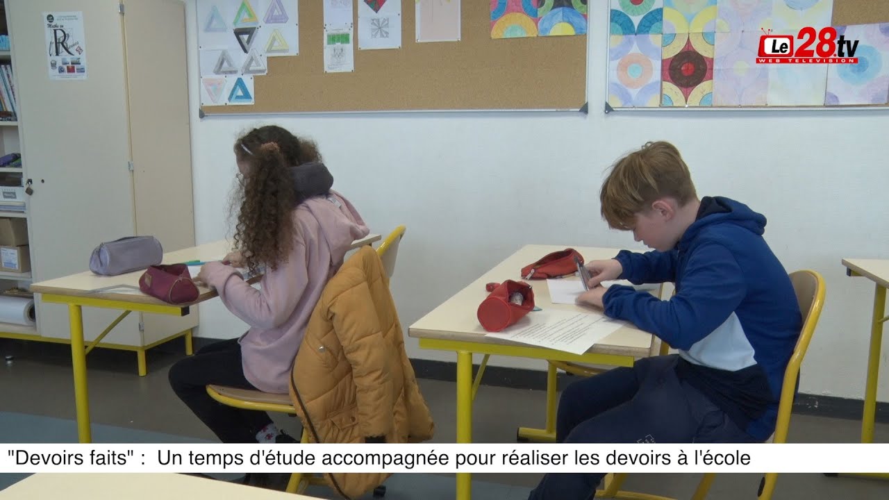 "Devoirs faits" : Un temps d'étude accompagnée pour réaliser les devoirs à l'école - YouTube