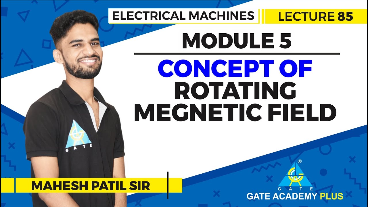 Lecture 85 | Module 5 | Concept of Rotating Magnetics Field ...