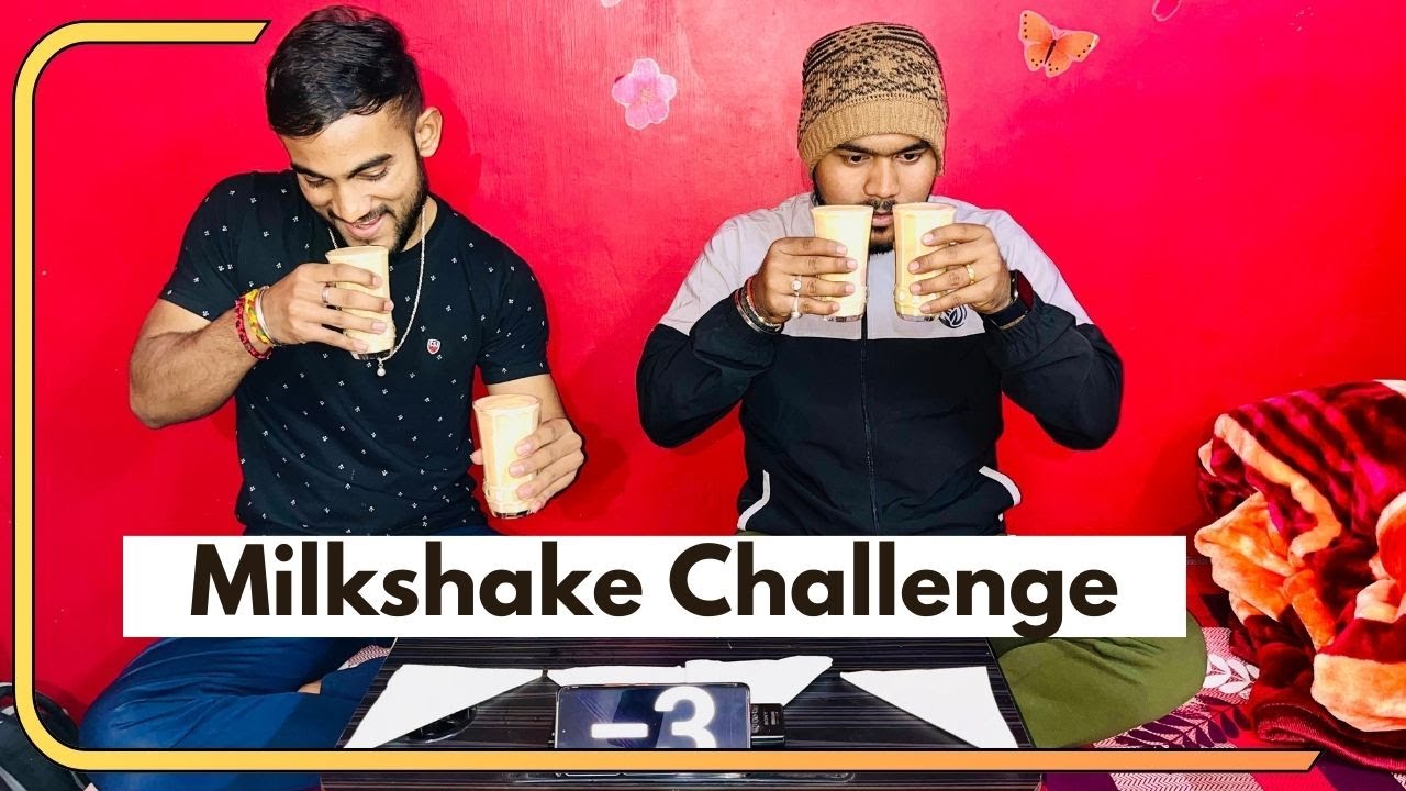 #128 First time Ever one Minute Milkshake Drinking Challenge || 😍👌 ...