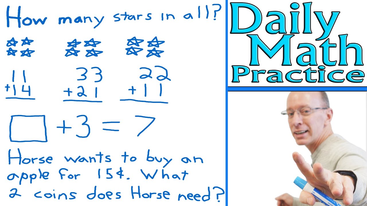 Daily Math Practice - Lesson #3 | 2nd Grade | Class 2 Maths ⭐ - YouTube