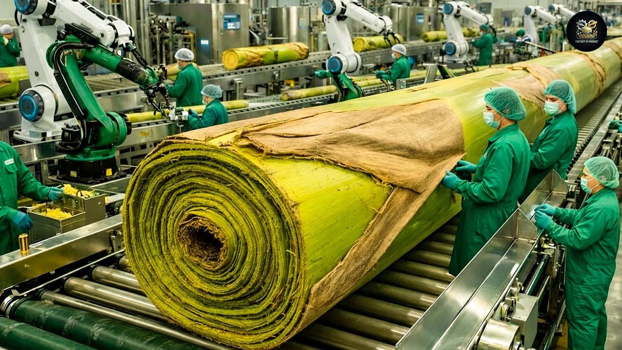 Inside the Largest High-Tech Banana Stem Factory You've Never Seen ...
