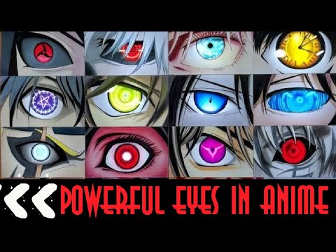 Powerful eye in anime || beautiful yet powerful eyes || Chakara and eye ...