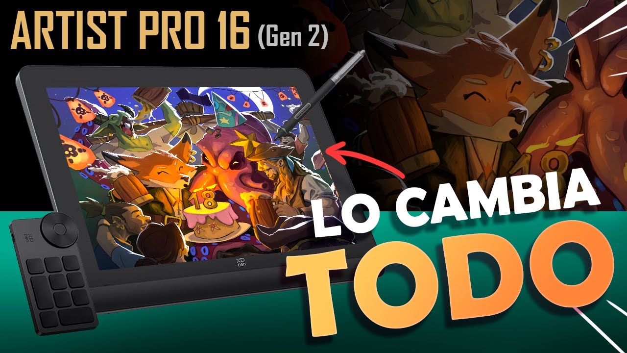 La TABLETA que lo está PETANDO - La nueva ARTIST Pro 16 (Gen 2) de ...