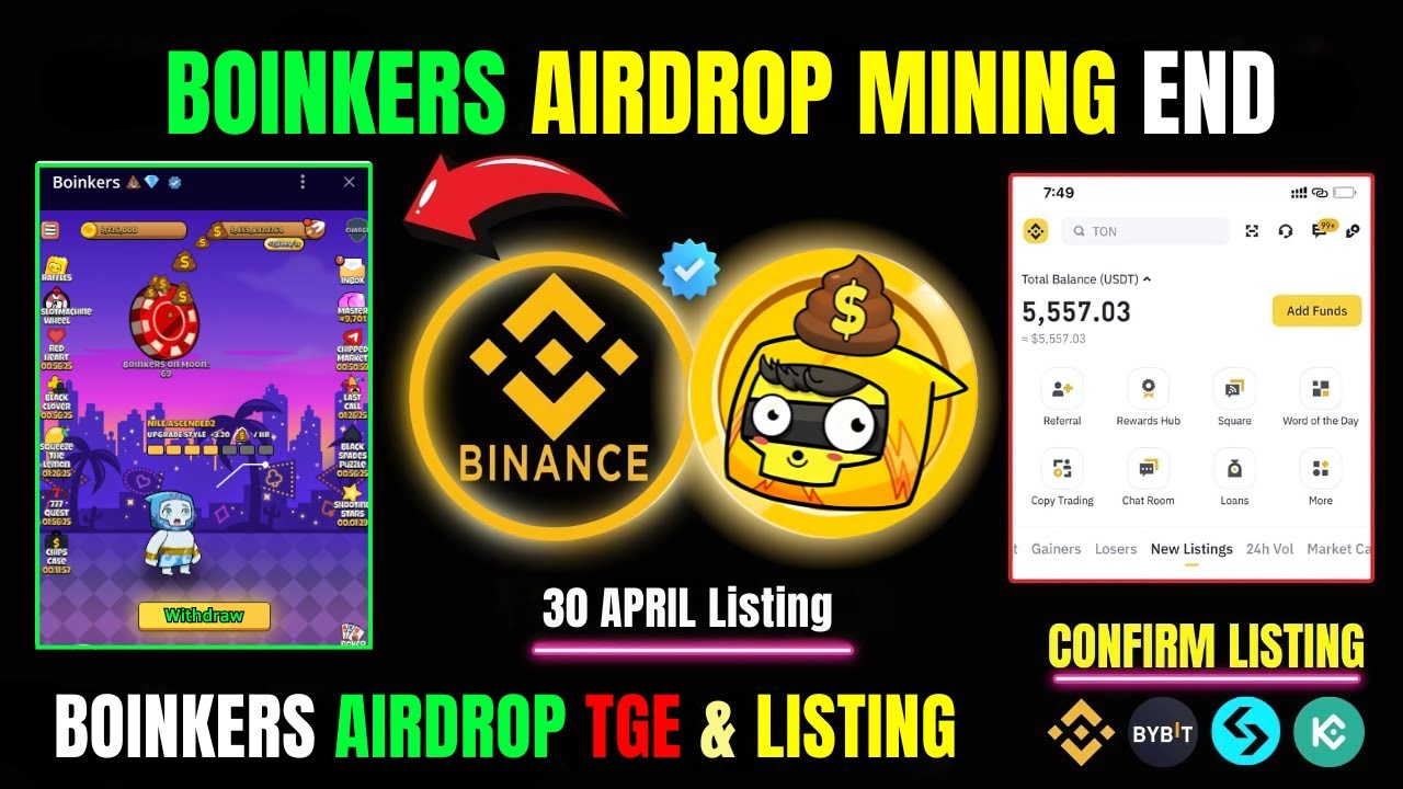 Boinkers Airdrop Listing Date |How to Withdraw $BOINK and Price ...