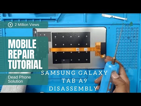 Samsung Galaxy TAB A9 Disassembly. How to open samsung tab A9 X-115 ...
