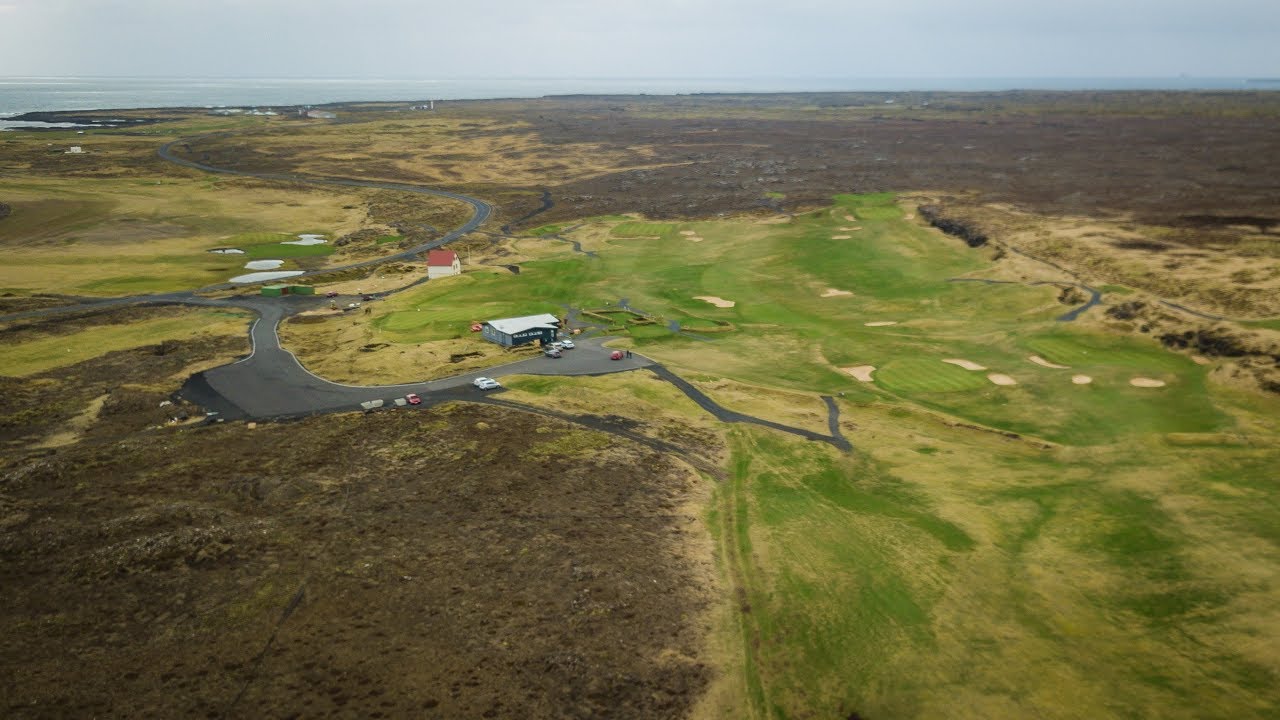 Iceland - Grindavik Golf Course on Two Continents - YouTube