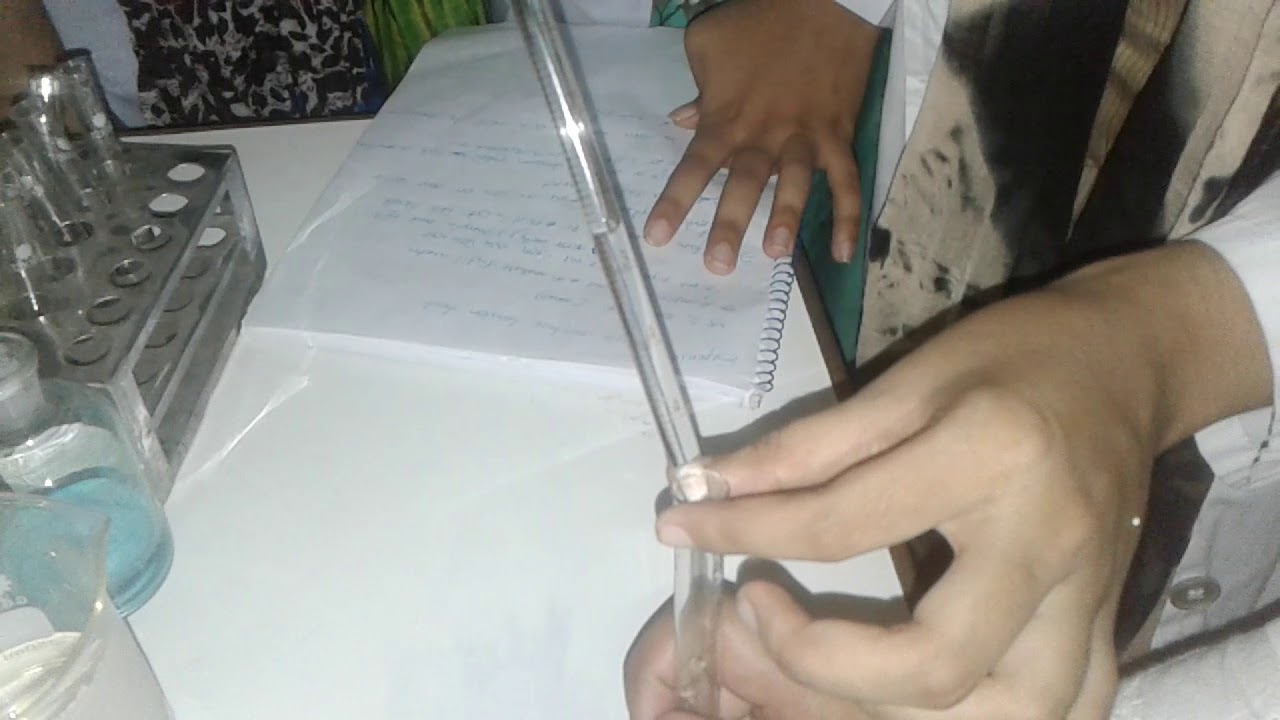 Hay's surface tension test (Test for presence of bile salts) - YouTube