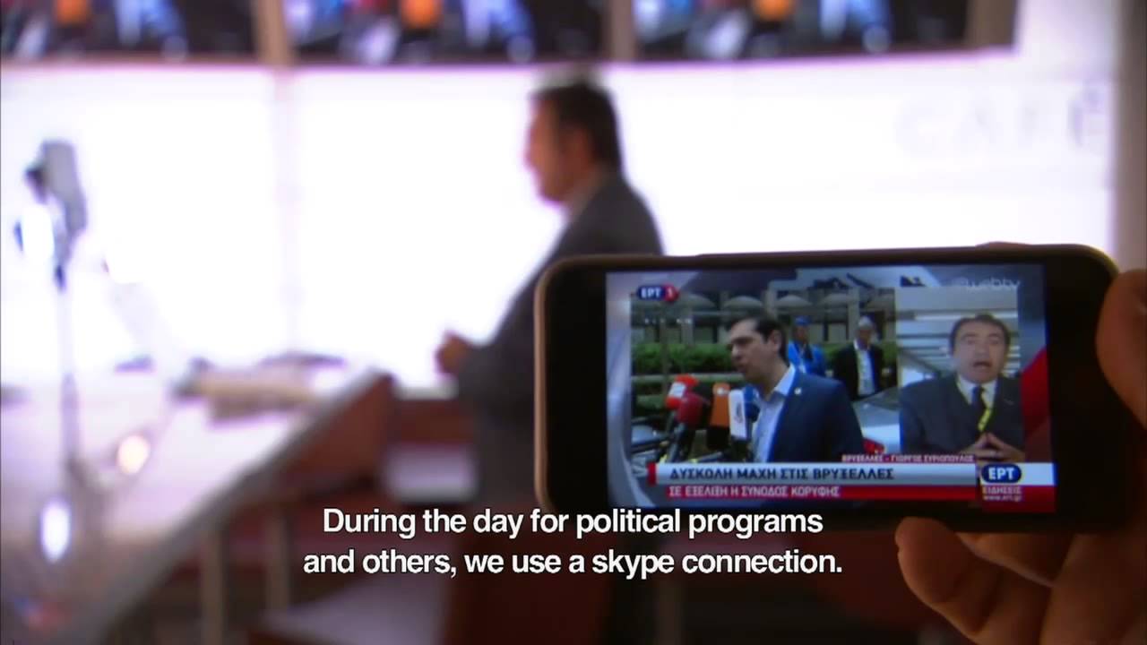Euro Summit behind the scenes: the work of a Greek TV correspondent ...