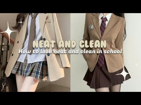how to look neat and clean in school 🦋 || Subscribe for more 😉🌷💫🦋 - YouTube