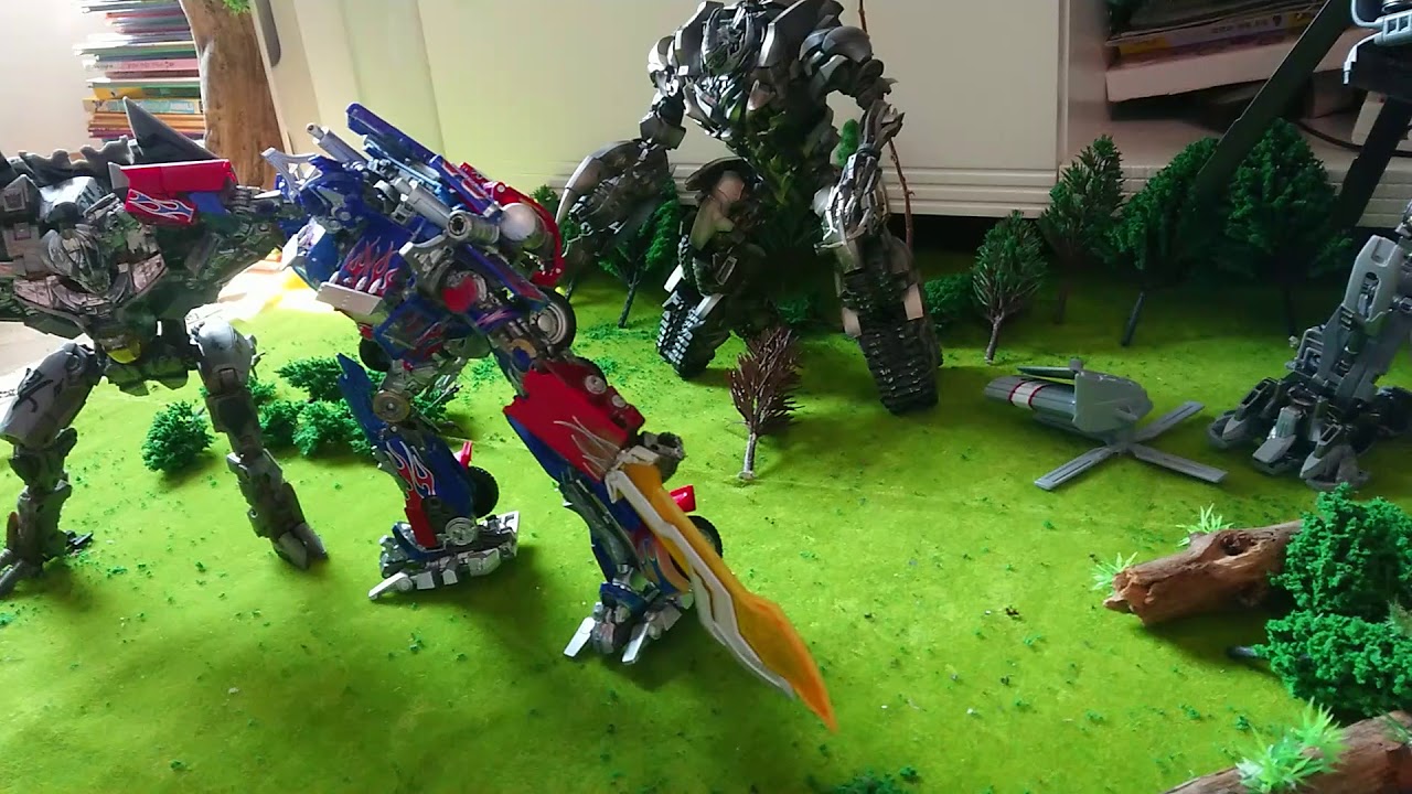 Transformers Revenge of Fallen Forest fight 4K Optimus Prime Megatron ...