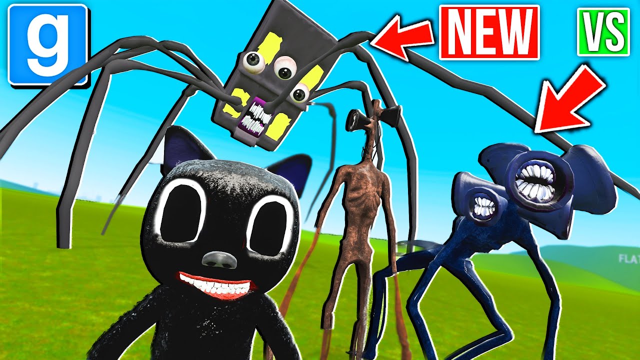 NEW HOUSE HEAD VS TREVOR HENDERSON CREATURES! Part 1! (Garry's Mod ...