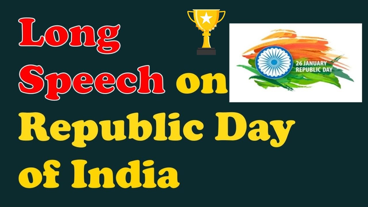 Republic Day Speech in English | Republic Day 10 Lines Essay Writing ...