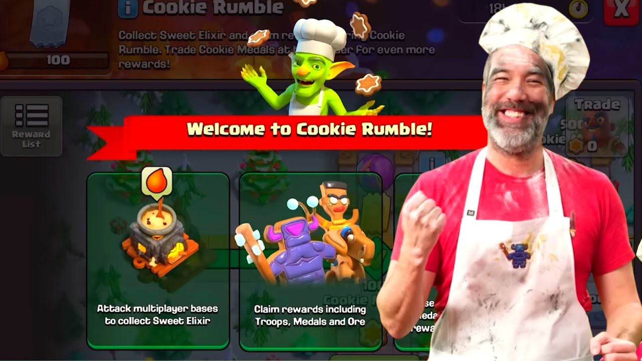 COOKIE RUMBLE Farming!!! || Base Visiting || Clash of Clans Live - YouTube
