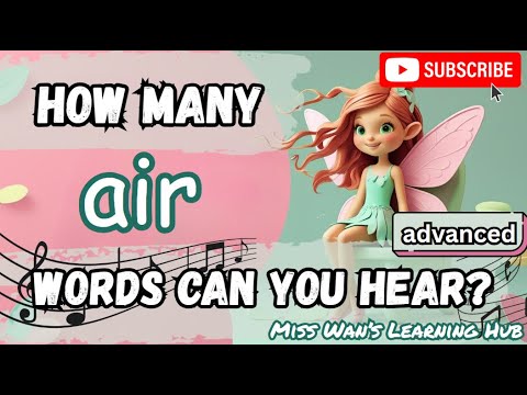 🔤 Trigraph 'air' song I 'air' words I 👄 Phonics song I Sing & Dance ...