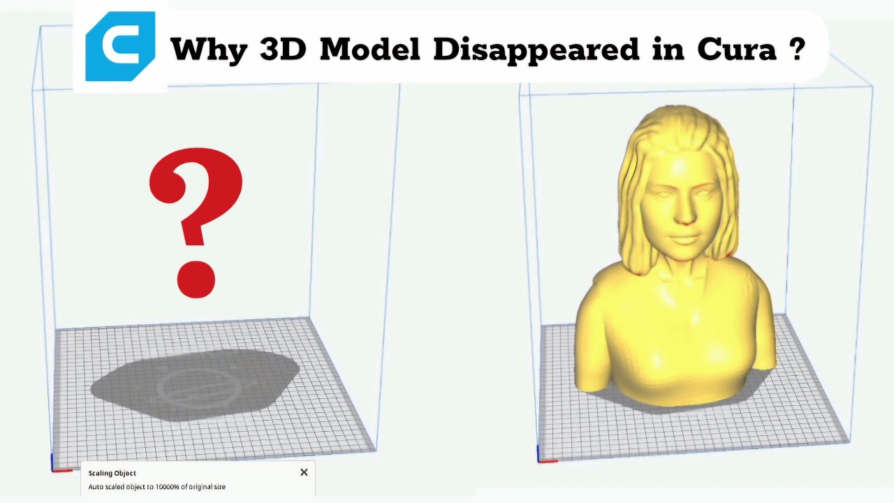 Why Is Your 3D Model Not Showing in Cura? Quick Fix! - YouTube
