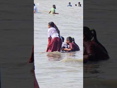 Kuakata Sea Beach Swimming shorts video #shortfeed