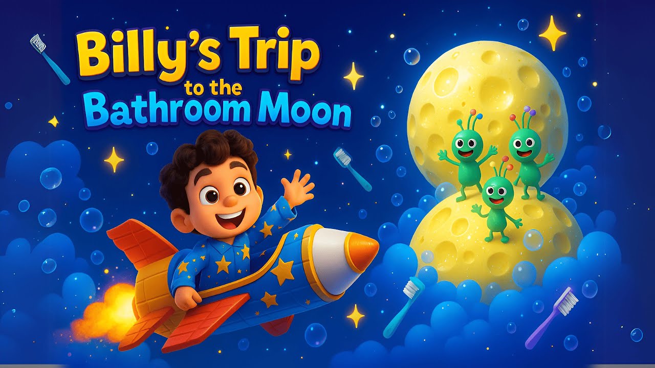 Billy’s Rocket to the Bathroom Moon Adventure - Funny 3D animated ...