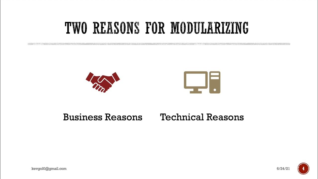 Software Modularization - YouTube