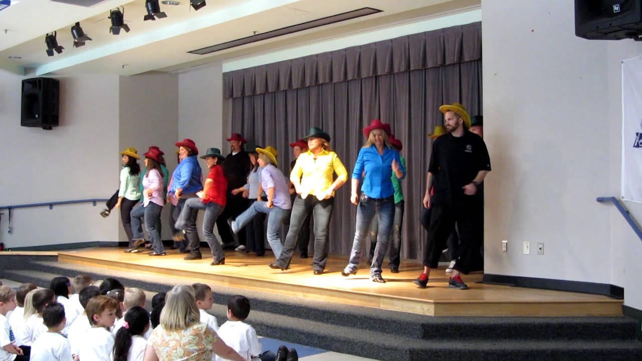 Cawston Elementary Teacher Dance Number Talent Show 2013 - YouTube