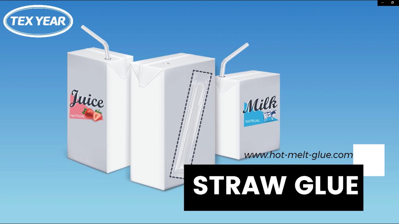 Tex Year Straw glue for Tetrapak, SIG Combibloc, Ecolean, Paper raw ...