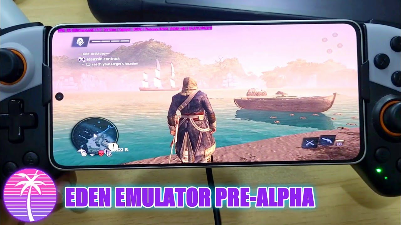 EDEN PRE-ALPHA EMULATOR - AC 4 BLACK FLAG Android Gameplay - YouTube