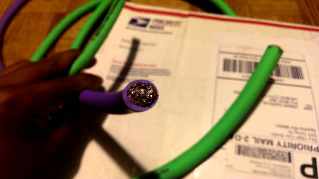 Cable 2/0 sky high car audio - YouTube