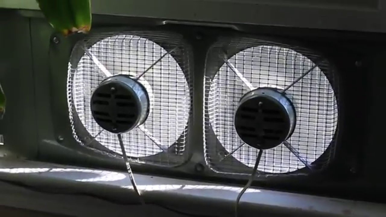 2 Marvin Window Fans - YouTube