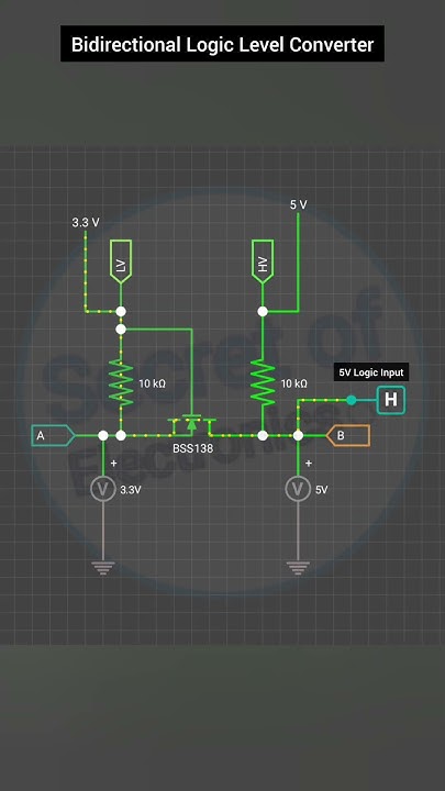 Bidirectional Logic Level Converter - YouTube