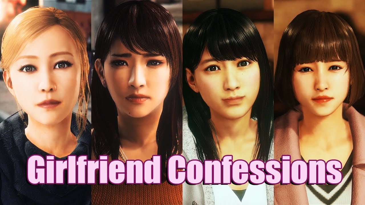 Which girl do you like most? all Girlfriend Confessions in Judgment PS4 ...