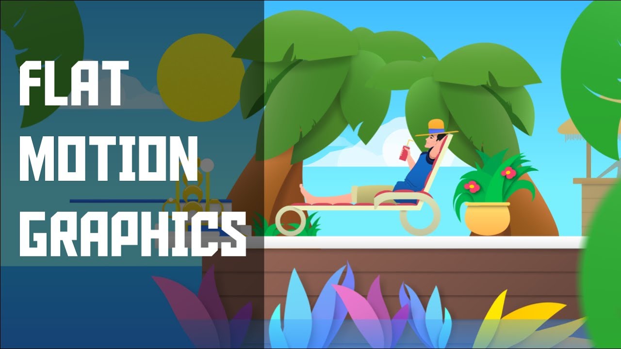 Motion Graphics // Bid to trip Commercial // Flat Design - YouTube