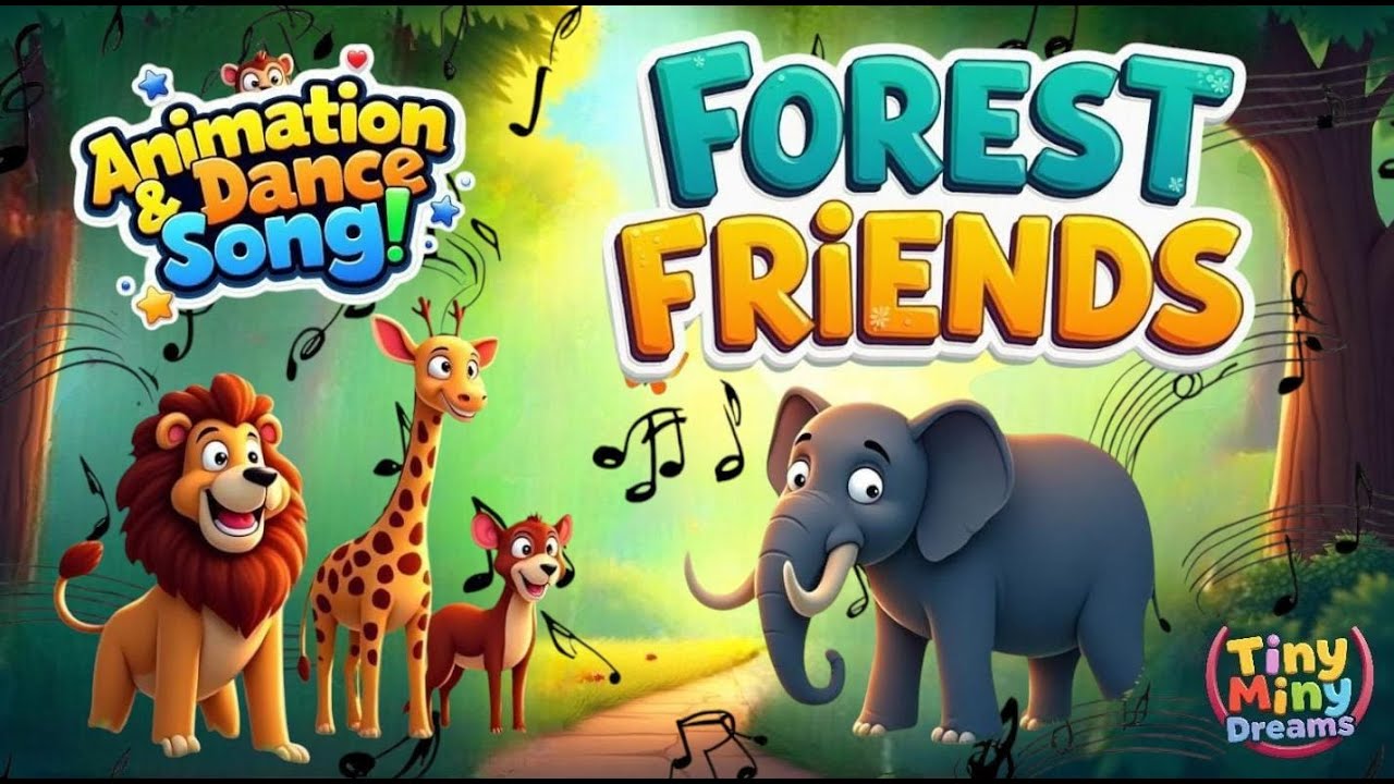 FOREST FRIENDS - Sing Along with Animated Animals in the Forest! Kids ...