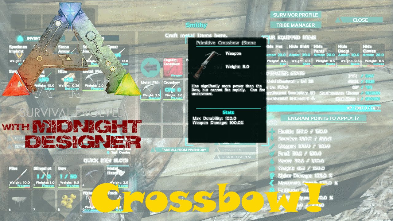 E11 - Crossbow - Ark: Survival Evolved - YouTube