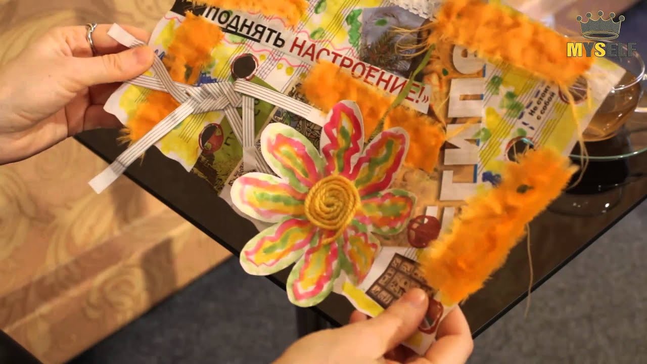 Арт терапия. Техника "Коллаж" - YouTube