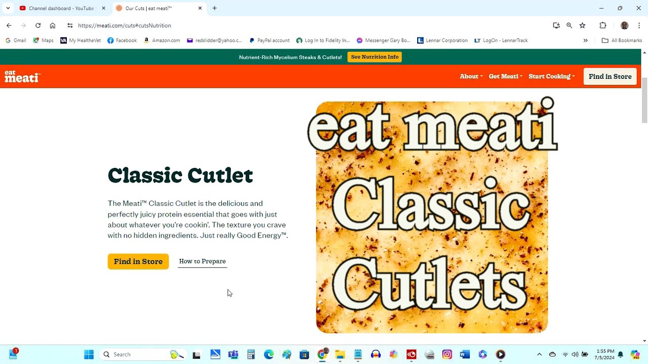 Product Review eat meati Classic Cutlets - YouTube