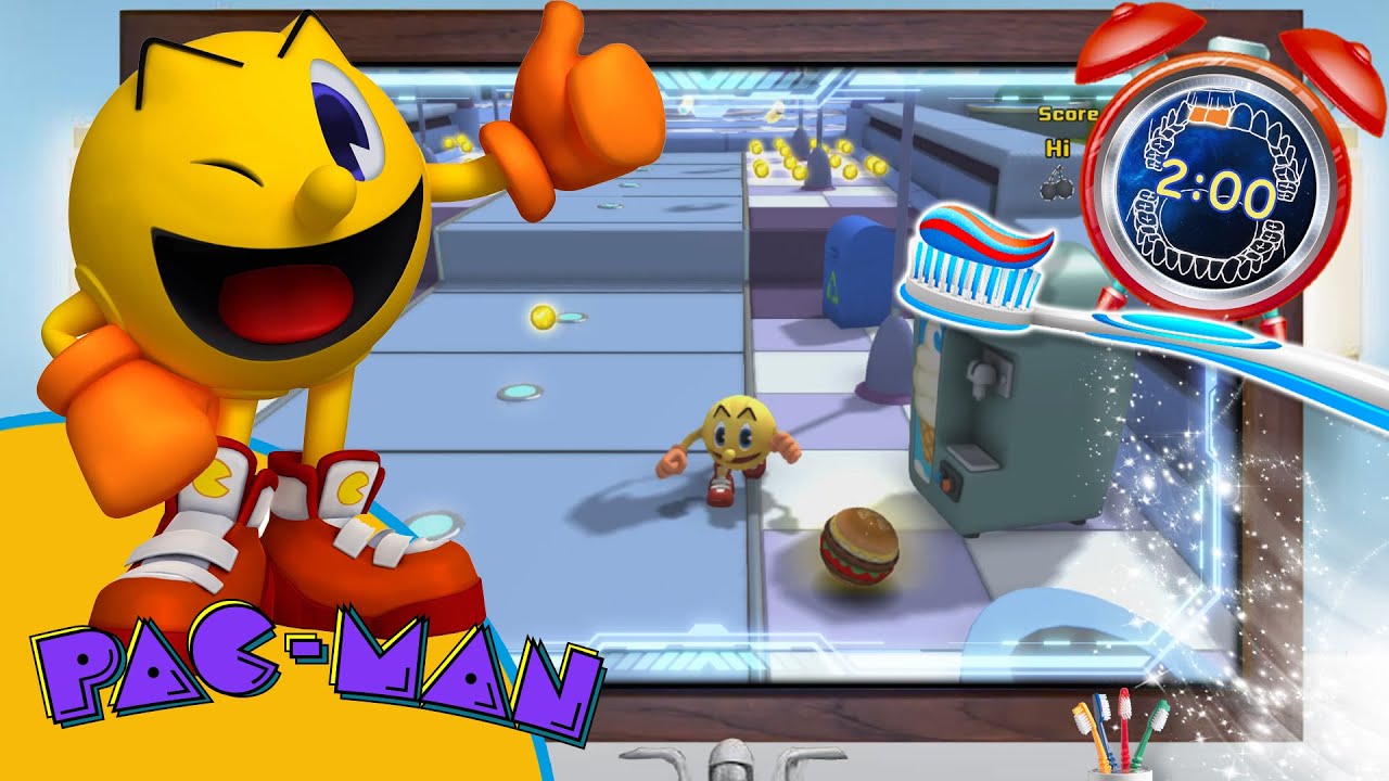 Pac-Man 2 Minute toothbrush timer with Music! - YouTube