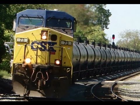 CSX Ethanol Train in Shenandoah Junction - YouTube