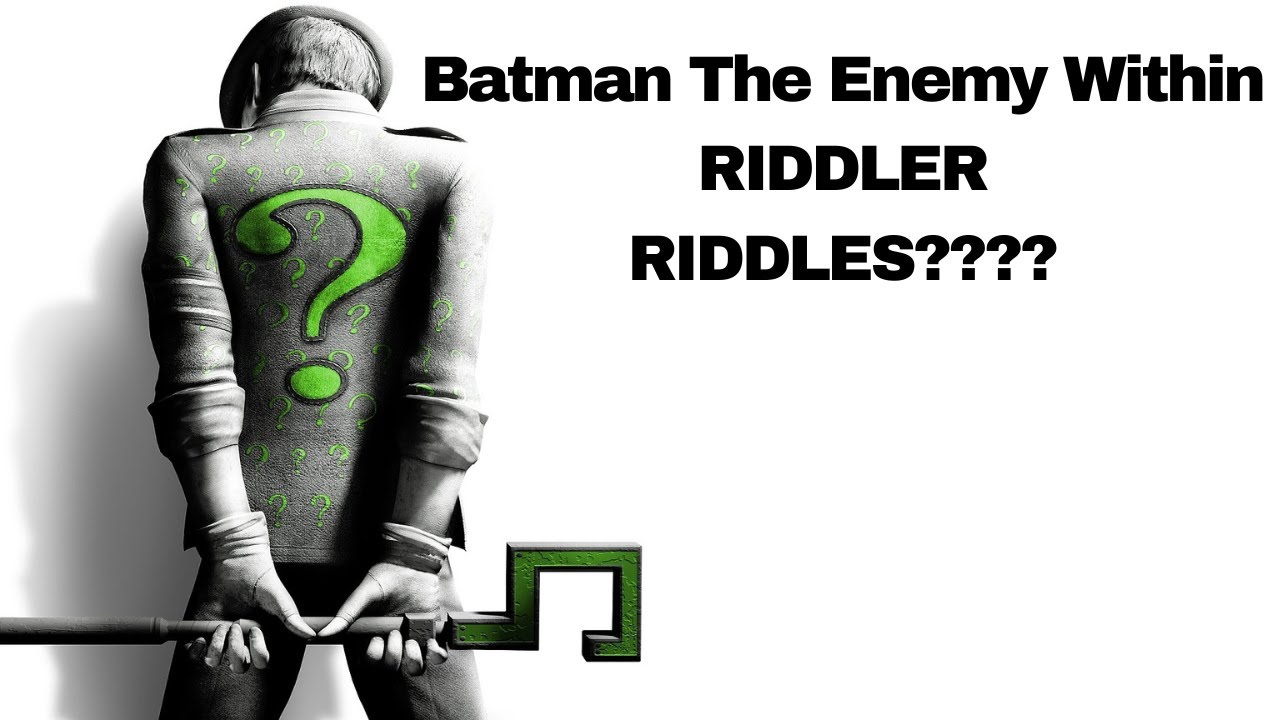 Batman The Enemy Within - The Telltale Series RIDDLEMAN SCENE SOLVE THE ...