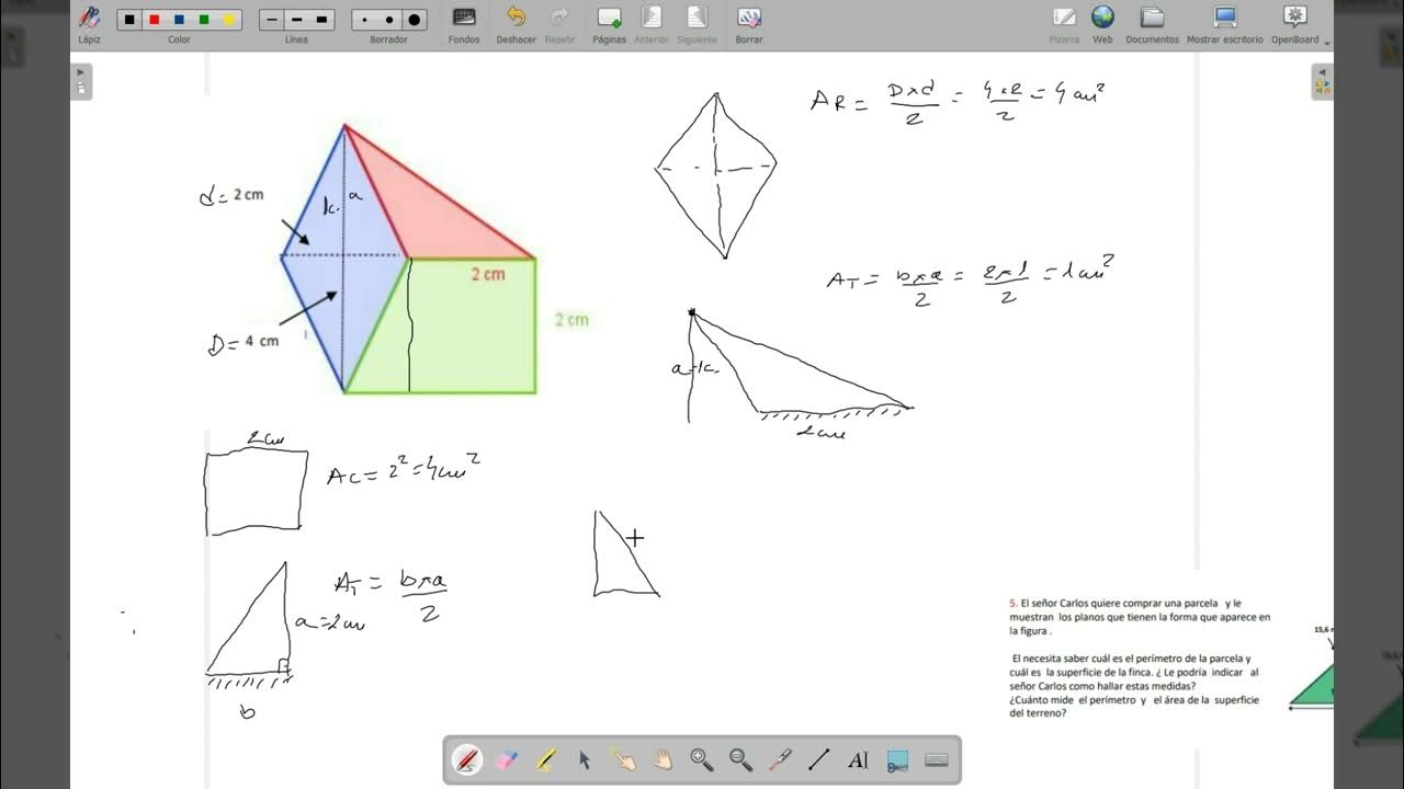 CÁLCULO ÁREAS FIGURAS COMPLEJAS. BASE - YouTube