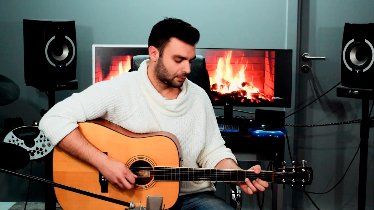 Wish You Were Here - Pink Floyd (Intro Cover) Martin D-12 18 and ...